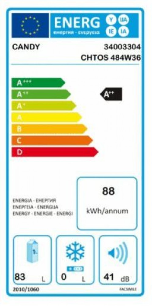 Candy CHTOS 484W36 Egyajtós hűtőszekrény - árak, vásárlás, összehasonlítás - Áruház - Cserebirodalom