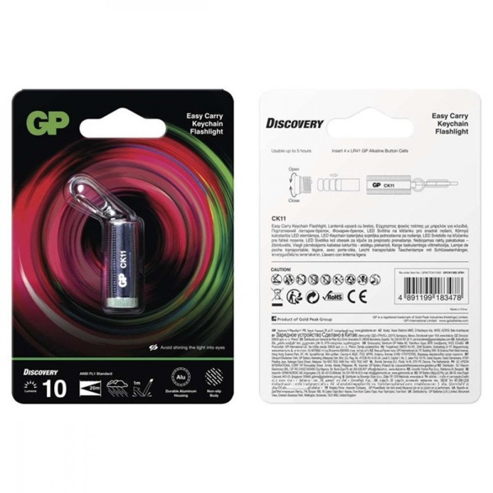 GP P8501 CK11 + 4×LR41 LED zseblámpa - árak, vásárlás, összehasonlítás ...